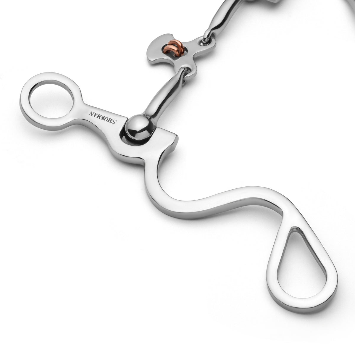 Long S Shank with Floating Spoon Copper Rollers-HORSE BIT- FREE SHIPPI ...