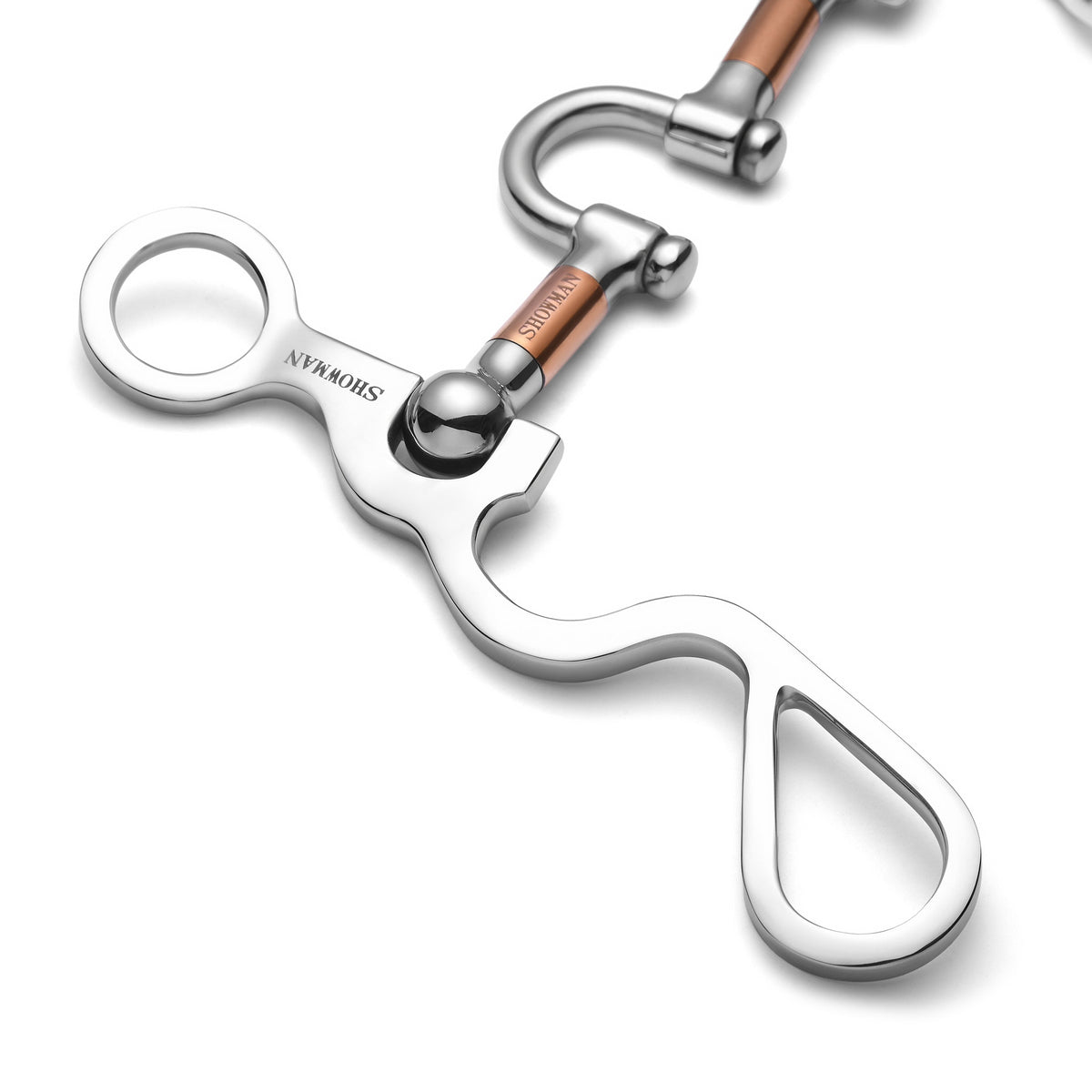 S Shank with Full Copper Bar Correction Port- HORSE BIT- FREE SHIPPING ...