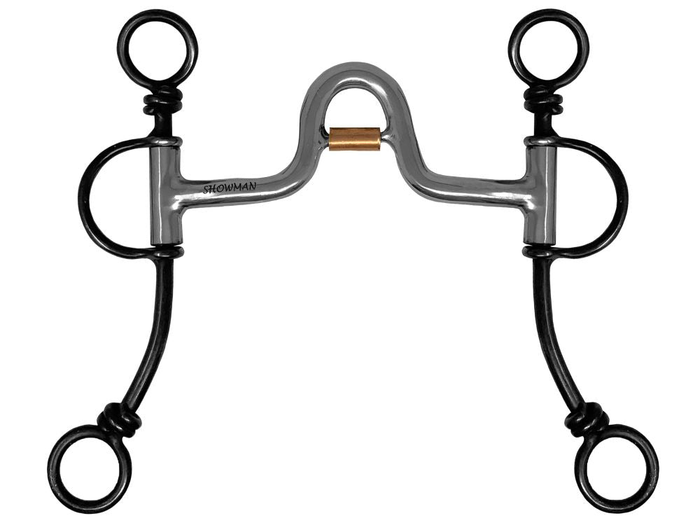 Western Ported Curb Bit with Copper Roller-FREE SHIPPING – Saddlefox