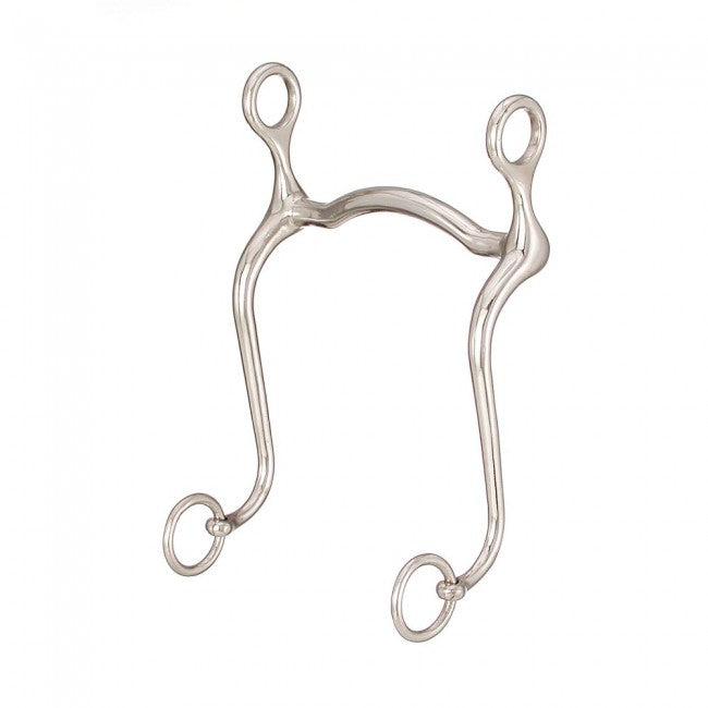 Kelly Silver Star Walking Horse Curb Bit - Stainless Steel - 5 1/8" Mo ...